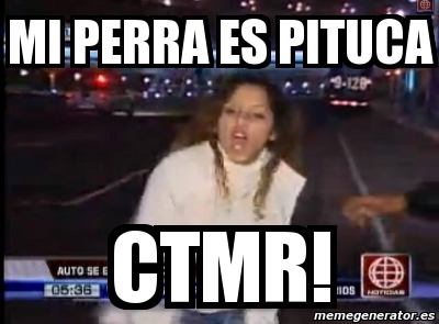 Meme Personalizado - mi perra es pituca ctmr! - 4482323