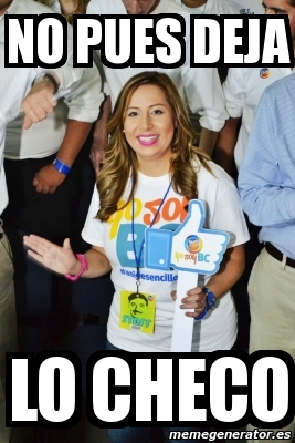 Meme Personalizado - no pues deja lo checo - 4613105