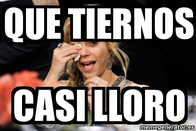 Meme Personalizado - que tiernos casi lloro - 4661662
