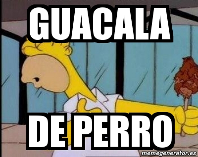 Meme Personalizado - guacala de perro - 4734408