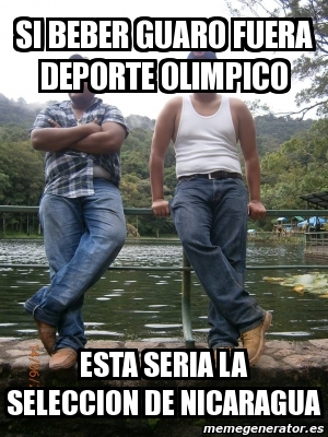 Meme Personalizado - si beber guaro fuera deporte olimpico esta seria ...