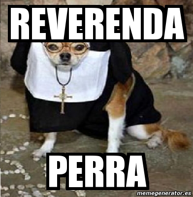 Meme Personalizado - reverenda perra - 4865955