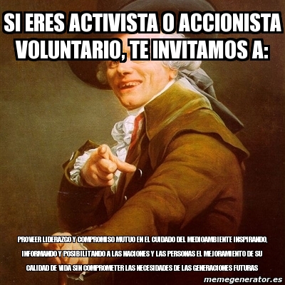 Meme Joseph Ducreux - Si eres activista o accionista voluntario, te ...