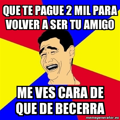 Meme Yao Ming - que te pague 2 mil para volver a ser tu amigo me ves ...