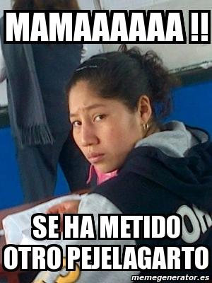 Meme Personalizado - mamaaaaaa !! se ha metido otro pejelagarto - 5204188
