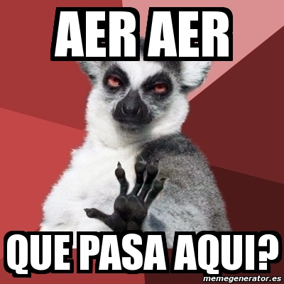 Meme Chill Out Lemur - aer aer que pasa aqui? - 5030366