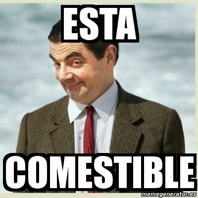 Meme Mr Bean - esta comestible - 5433201