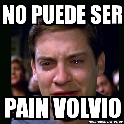 Meme crying peter parker - no puede ser pain volvio - 5436619