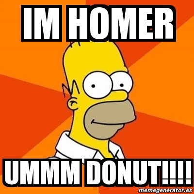 Homer Doughnut Memes