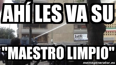 Meme Personalizado - AhÃ­ les va su "Maestro limpio" - 5623185