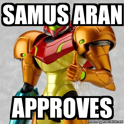 Meme Personalizado - Samus Aran approves - 5850500
