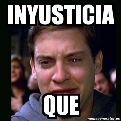 Meme crying peter parker - inyusticia que - 5896158