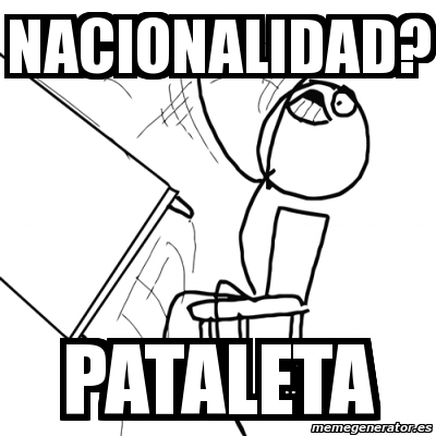 Meme Desk Flip Rage Guy - nacionalidad? pataleta - 6630988