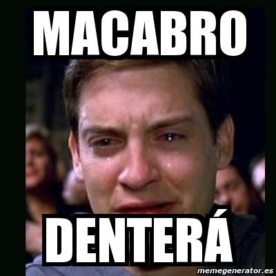Meme crying peter parker - macabro denterÃ¡ - 7615365