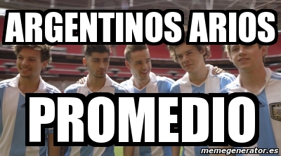 Meme Personalizado - Argentinos arios PROMEDIO - 7734036