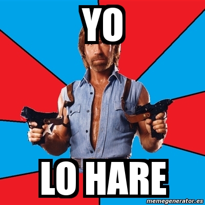 Meme Chuck Norris - yo lo hare - 7874554