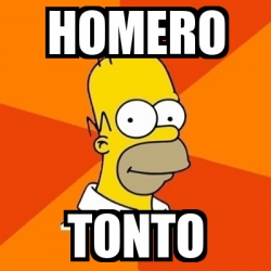 Meme Homer - homero tonto - 115776