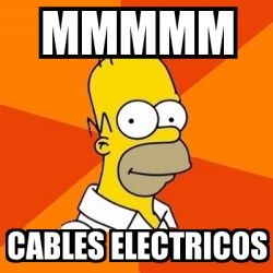 Meme Homer - mmmmm cables electricos - 163844