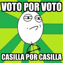 Meme Challenge Accepted - voto por voto casilla por casilla - 195428