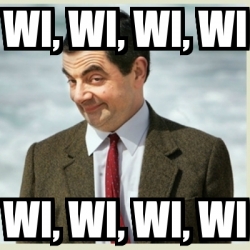 Meme Mr Bean - wi, wi, wi, wi wi, wi, wi, wi - 255545