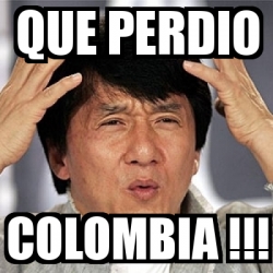 Meme Jackie Chan - que perdio colombia !!! - 34338