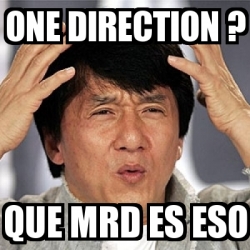 Meme Jackie Chan - One Direction ? QUE MRD ES ESO - 413614