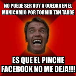 Meme Arnold - no puede ser voy a quedar en el manicomio por tormir tan ...