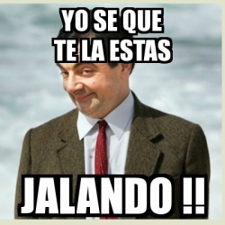 Meme Mr Bean - yo se que te la estas jalando !! - 64701