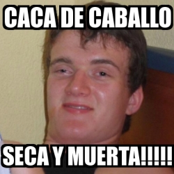 Meme Stoner Stanley - CACA DE CABALLO SECA Y MUERTA!!!!! - 762645