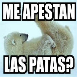 Meme Personalizado - me apestan las patas? - 785352