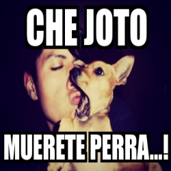 Meme Personalizado - Che joto Muerete Perra...! - 1196554