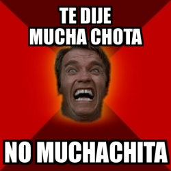 Meme Arnold - te dije mucha chota no muchachita - 1263237