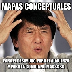 Meme Jackie Chan - mapas conceptuales para el desayuno, para el ...