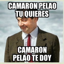 Meme Mr Bean - camaron pelao tu quieres camaron pelao te doy - 1346979