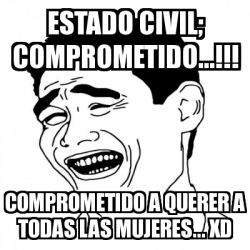 Meme Yao Ming 2 - estado civil; comprometido...!!! comprometido a ...