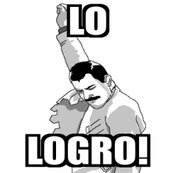 Meme Personalizado - lo logro! - 1900257
