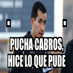 Meme Personalizado - . . pucha cabros, hice lo que pude - 1941948