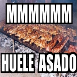 Meme Personalizado - MMMMMM HUELE ASADO - 1954146