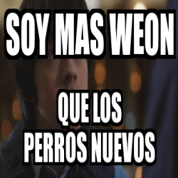 Meme Personalizado - Soy mas Weon que los perros nuevos - 1996135