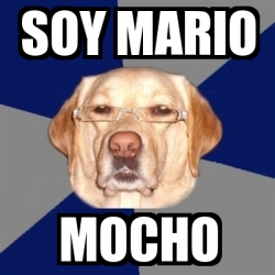 Meme Perro Racista - Soy mario mocho - 10716866