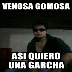 Meme Personalizado - venosa gomosa asi quiero una garcha - 13252032