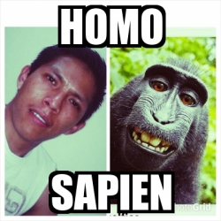 Meme Personalizado - homo sapien - 13687098