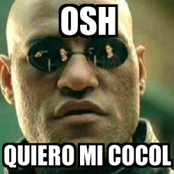Meme What If I Told You - Osh Quiero mi cocol - 14639763