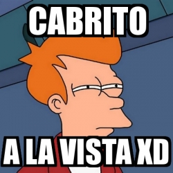 Meme Futurama Fry - cabrito a la vista xD - 15229535