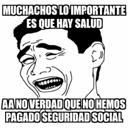 Meme Yao Ming 2 - mUCHACHOS LO IMPORTANTE ES QUE HAY SALUD AA NO VERDAD ...