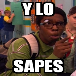 Meme Personalizado - y lo sapes - 16234038