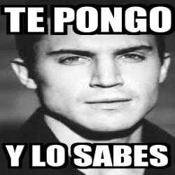 Meme Personalizado - TE PONGO Y LO SABES - 16383358