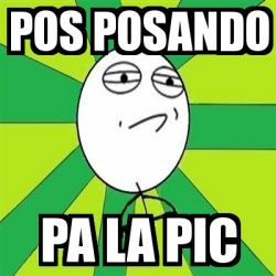 Meme Challenge Accepted - pos posando pa la pic - 16436118