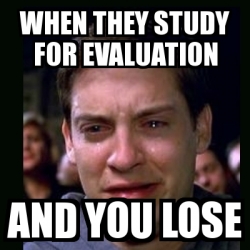 Meme crying peter parker - When they study for evaluation and you lose ...
