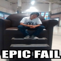 Meme Personalizado - epic fail - 16942324